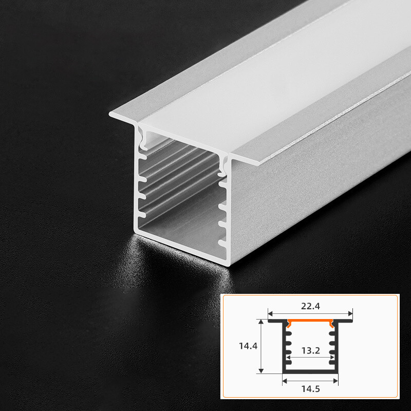 10Pcs 3.3ft Each LED Aluminum Profile Channel Holder with Cover for LED ...