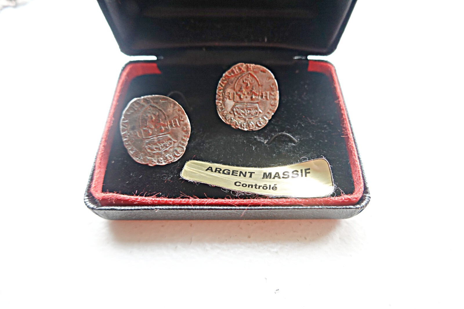 German Antique Sterling Silver Coin Cufflinks | eBay