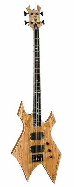 B.c. Rich Paolo Gregoletto Signature Warlock Bass EMG MMCS Spalted ...