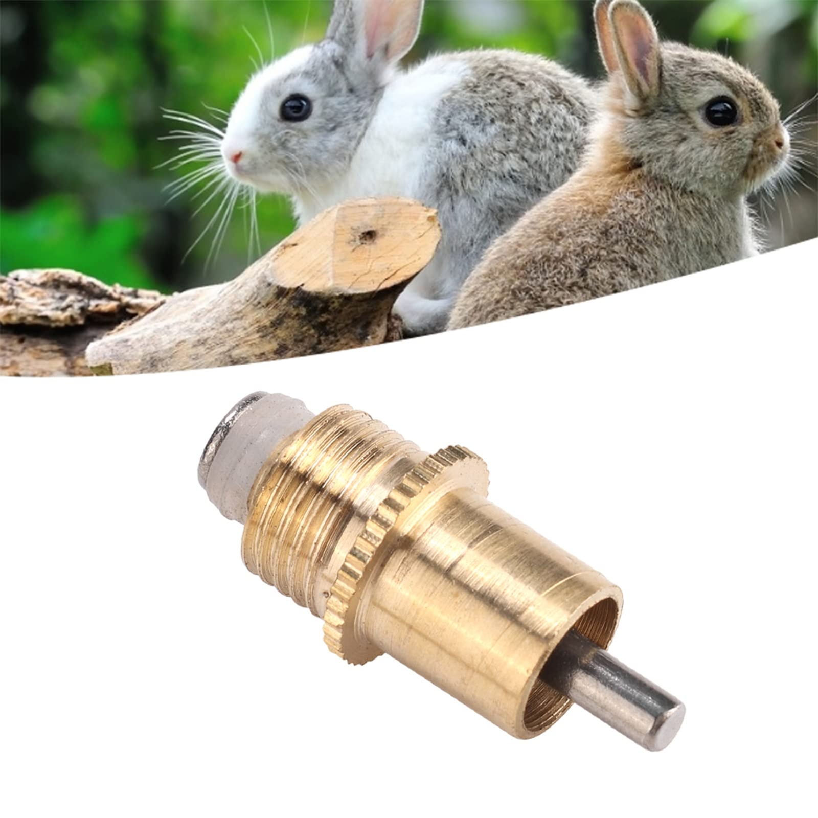 Rabbit Drinker Nipple Set Pack of 20 Metal Long Type Waterer Drinking ...