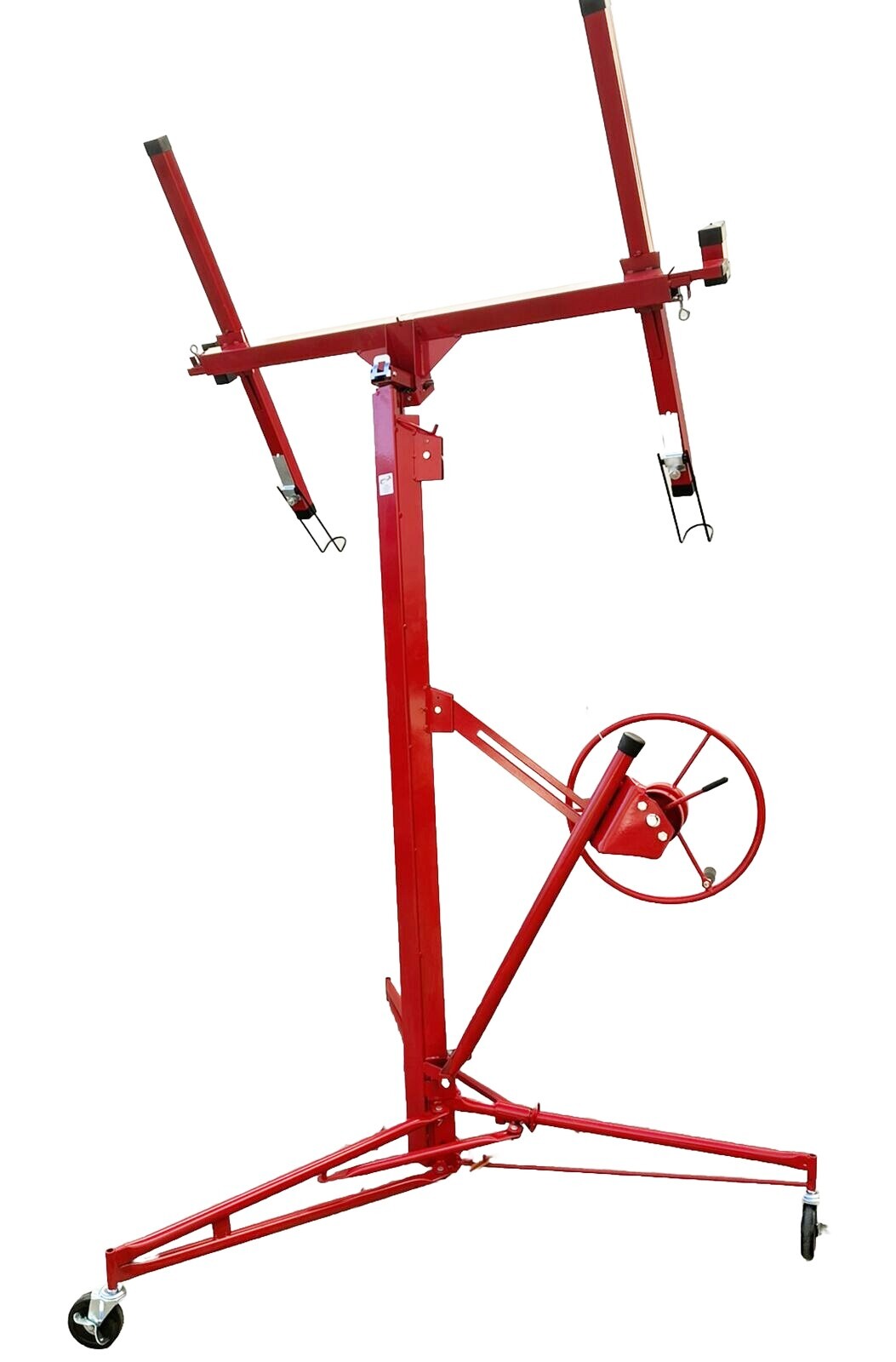 Drywall Panel Lift16ft Sheetrock Hoist Holder Rolling Wheels Dolly Lift ...