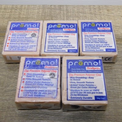 Premo Sculpey Premium Polymer Clay 2oz Lot Of 5 Beige 5092 New | eBay