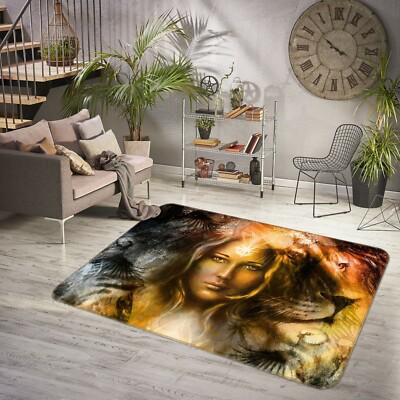 3D Goddess Animal Eyes RAIG226 Mat Elegant Photo Carpet Rug Honey ...