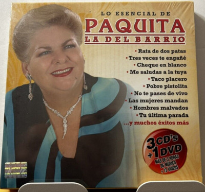 3CDs & DVD No Longer Made Paquita la del Barrio Rata de dos patas Taco ...