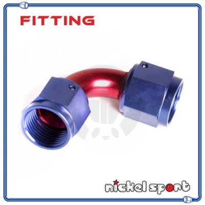 90° AN4 4AN Female to Female Swivel Fitting Adapter Flare | eBay Australia