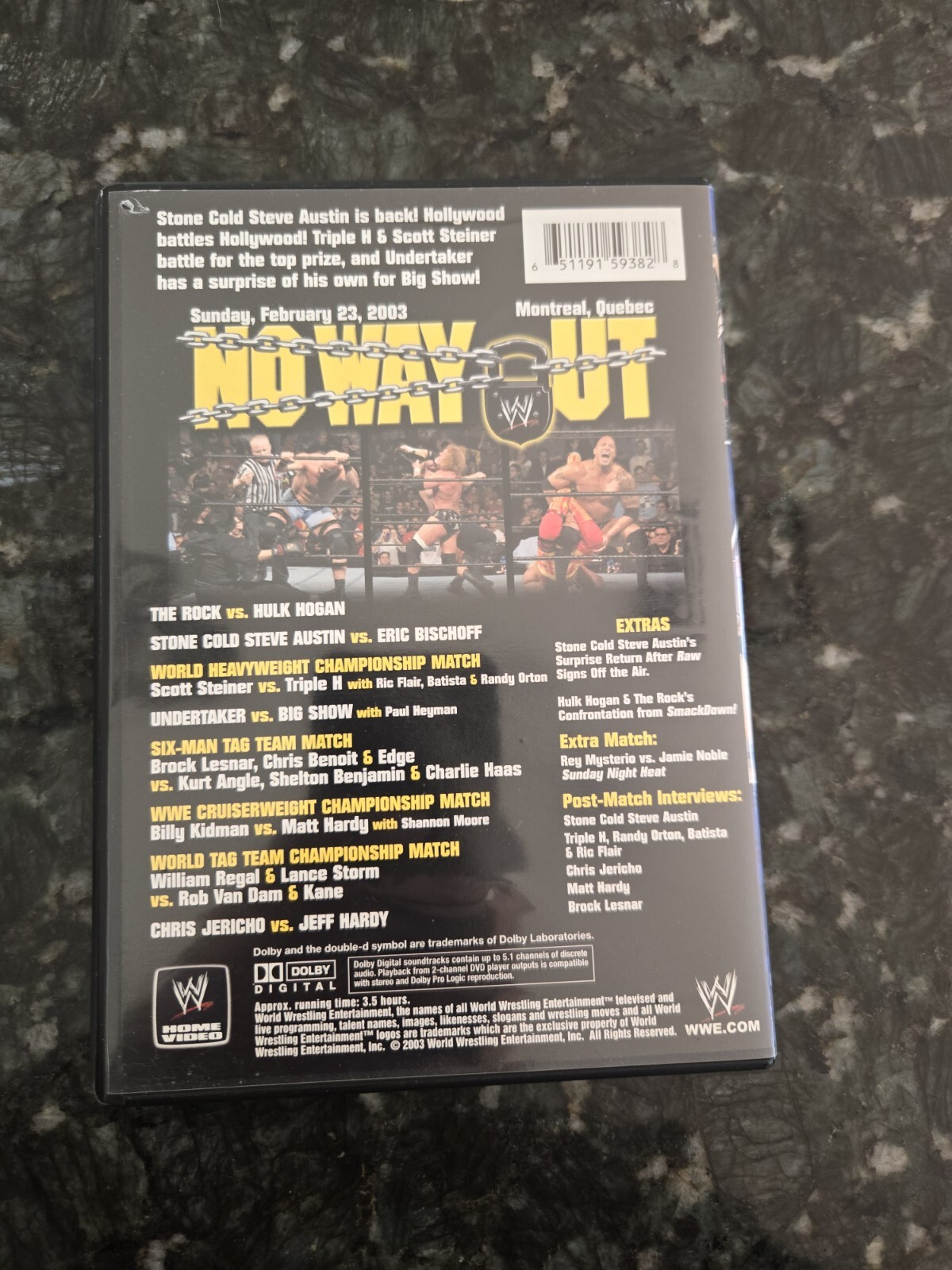 WWE - No Way Out 2003 (DVD, 2003) for sale online | eBay