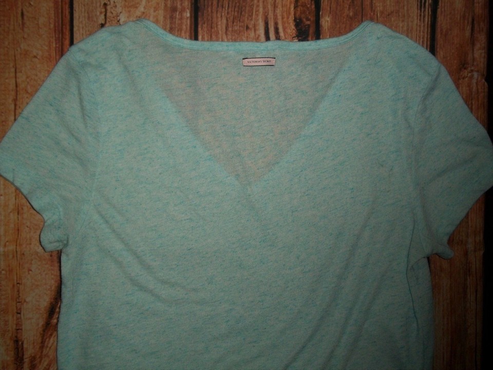 VICTORIA'S SECRET BLUE TEE SHIRT TOP WOMENS SIZE XS | eBay