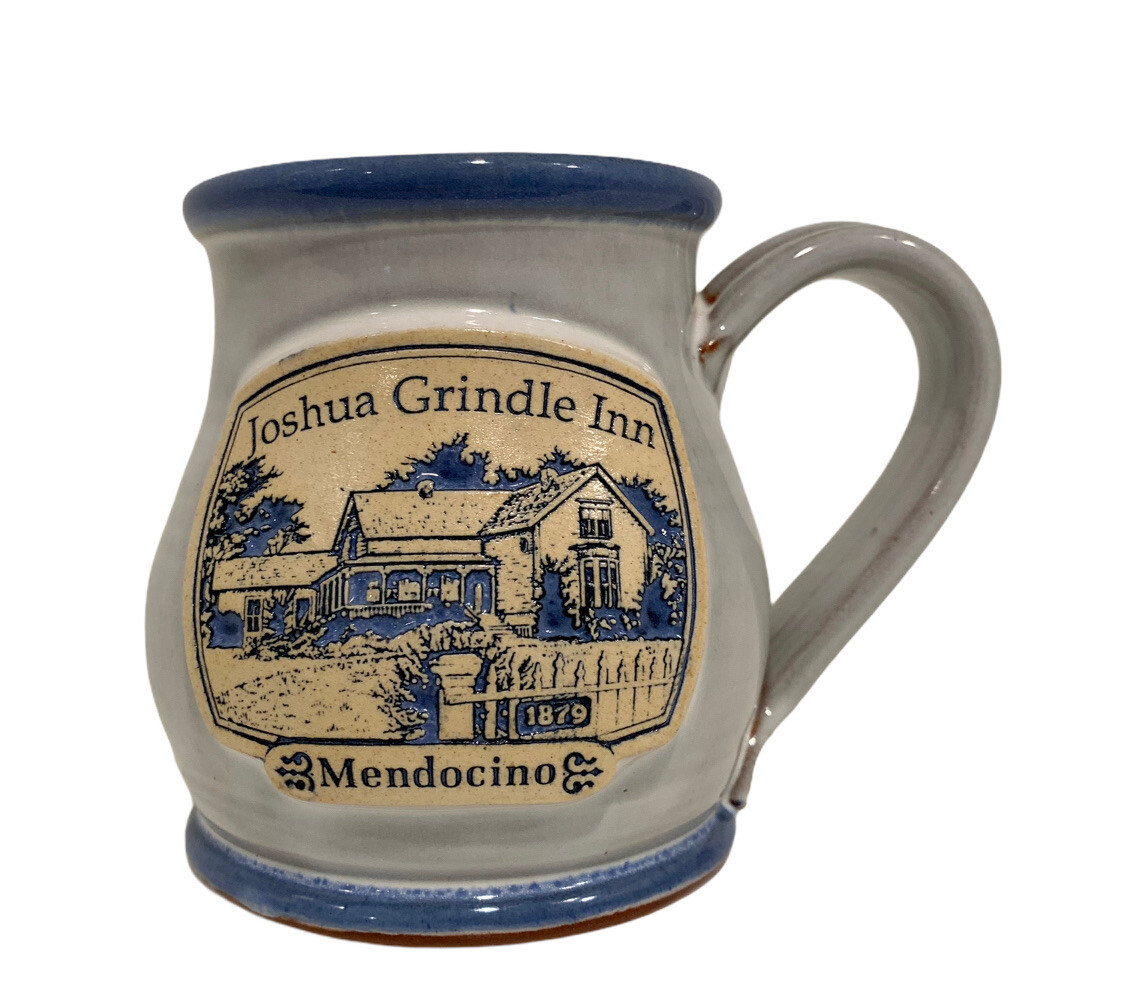 Deneen Pottery Joshua Grindle Inn Coffee Mug Cup Bubble Mug Mendocino ...