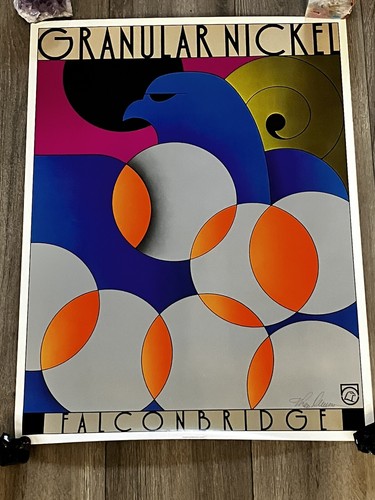 Theo Dimson Art Deco Falconbridge Strategic Metals Poster Signed ...
