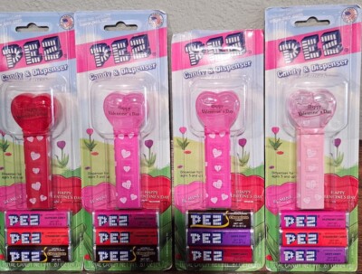 Pez Valentines Day Crystal Heart Dispensers. RETIRED | eBay