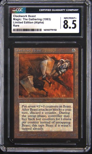1993 MTG ALPHA CLOCKWORK BEAST CGC 8.5 | eBay