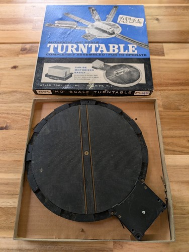 ATLAS TURNTABLE HO SCALE IN BOX Model No. 302 | eBay