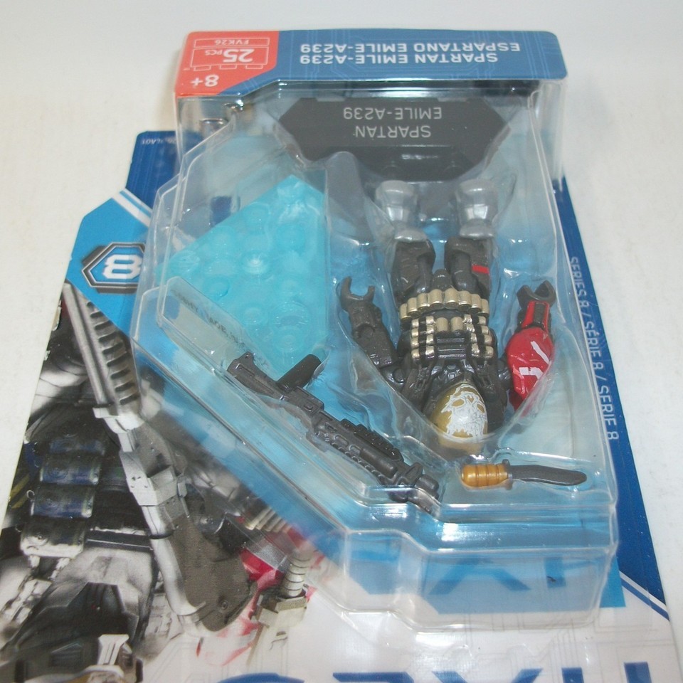 Mega Construx Halo SPARTAN EMILE A239 Series 8 FVK26 25 Pieces Kukri ...