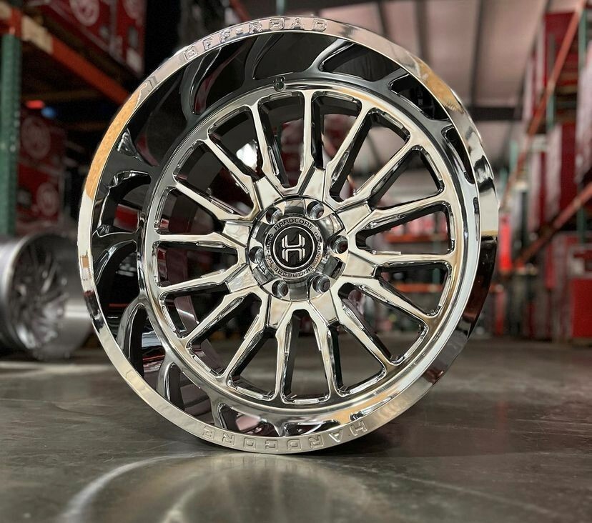 4x 20X10 Hardcore HC24 Wheels Chrome 6x5.5 6x139.7 Chevy 6x135 F150 | eBay