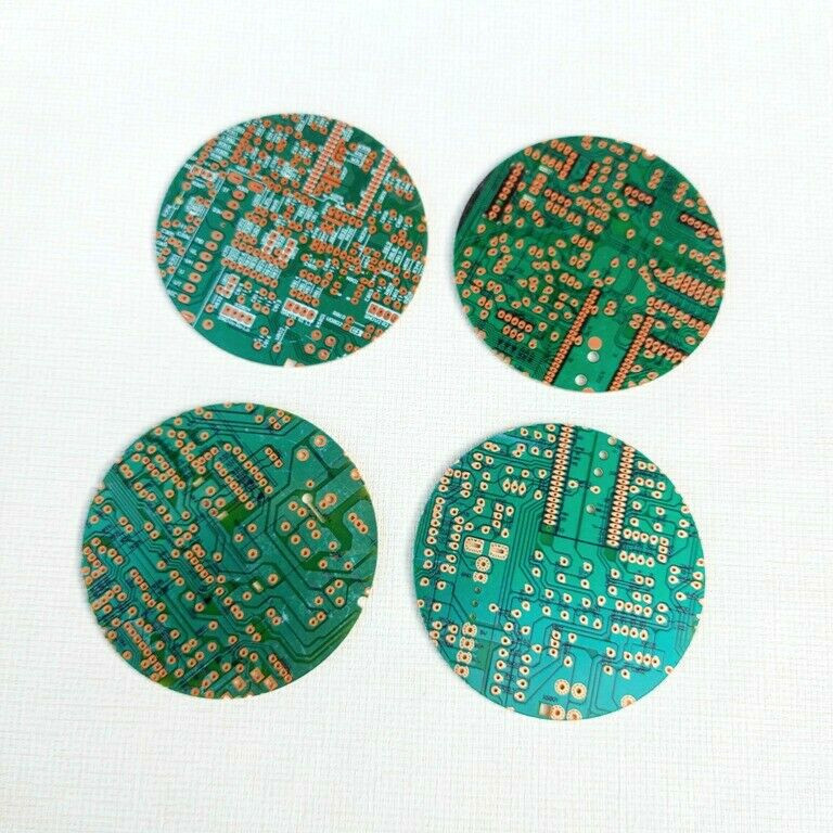 Eco Drinks Coasters Handmade from Green Recycled Computer Circuit Board ...