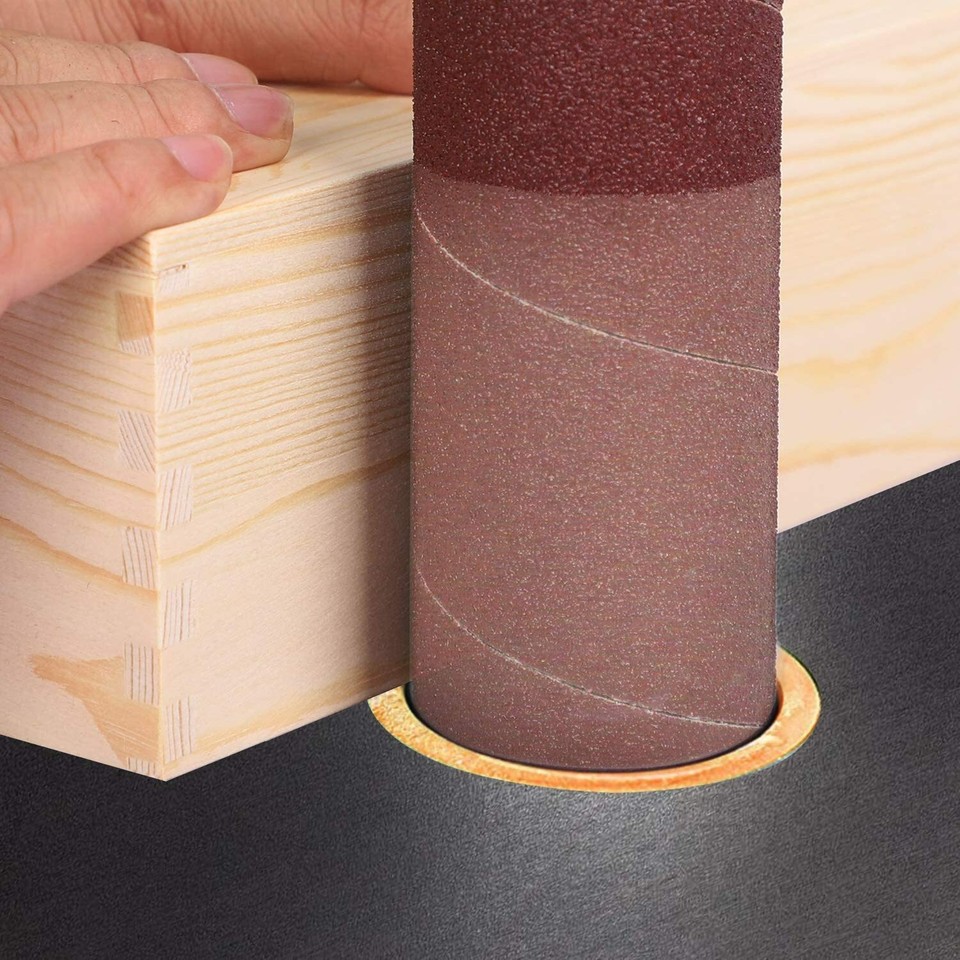 36PCS 4-1/2" Spindle Sanding Drum Sleeves for Oscillating Sander 80 120 ...