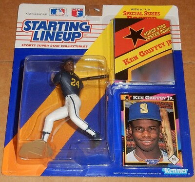 Starting Lineup Baseball 1992 Ken Griffey Jr. Seattle Mariners Brand ...