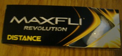-New 3 Pack Golf Balls- Maxfli Revolution Distance - | eBay