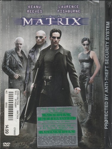 "THE MATRIX" FACTORY SEALED BRAND NEW DVD 1999 KEANU REEVES/LAURENCE ...