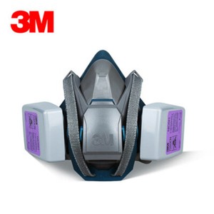 3M 6502QL Half Facepiece Respirator W/ 1 Pair of 7093 P1OO Filters ...