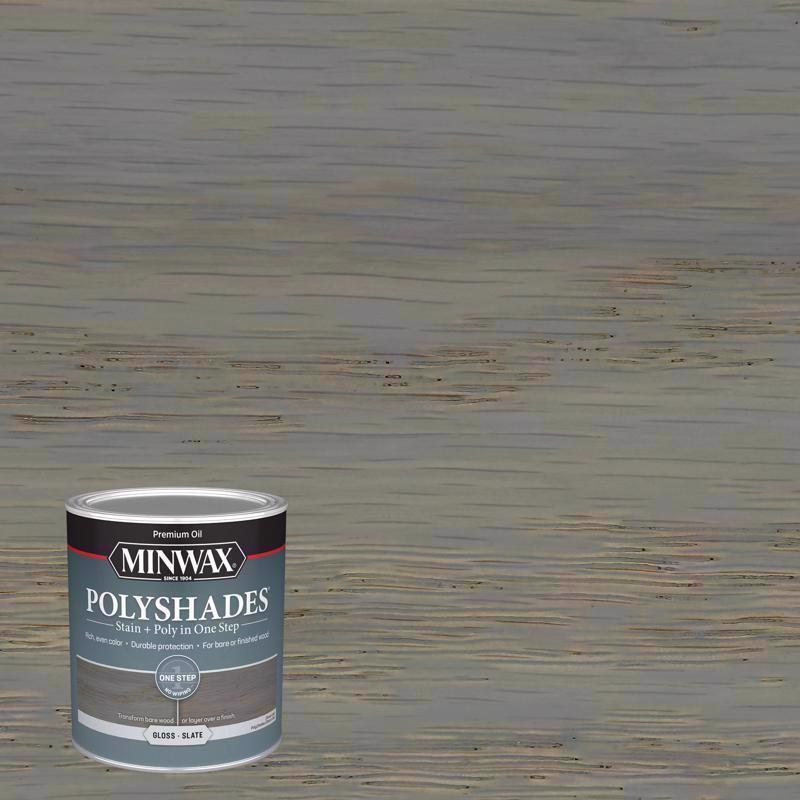 Minwax Polyshades Semi-Transparent SATIN & GLOSS Oil-Based Stain ...