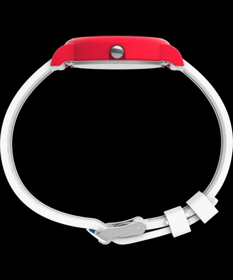 Timex X Peanuts Snoopy Rainbow Paint 36mm Silicone Strap Women's Watch ...