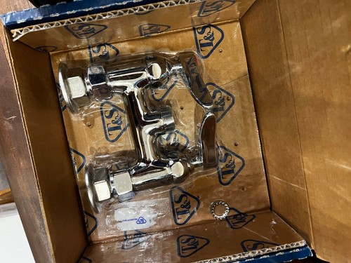 T S brass faucet B-0225-LN Pantry Base Faucet, Swivel Outlet, Deck ...