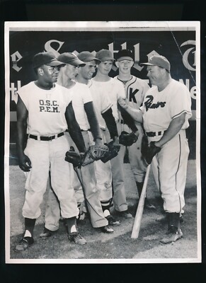 Aug 26 1956 Seattle Rainiers Type 1 Photo Dick Barrett Autrey Glass ...