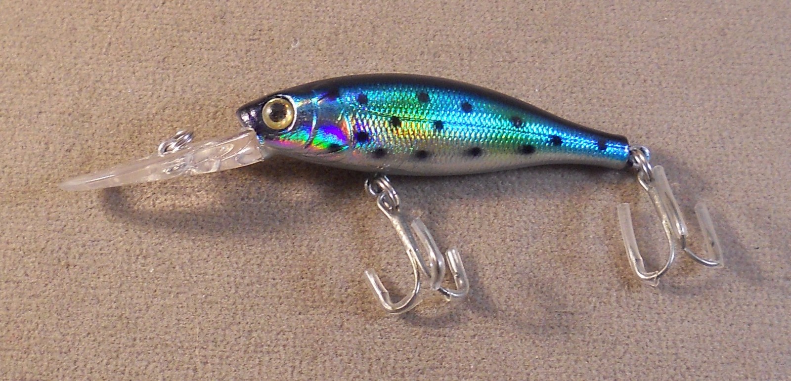 Bass Fishing Lure DR 2 1/2 in. Diving Rattling Minnow Weight Transfer ...