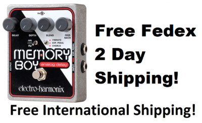 New Electro-Harmonix EHX Memory Boy Analog Delay w/ Chorus/Vibrato ...