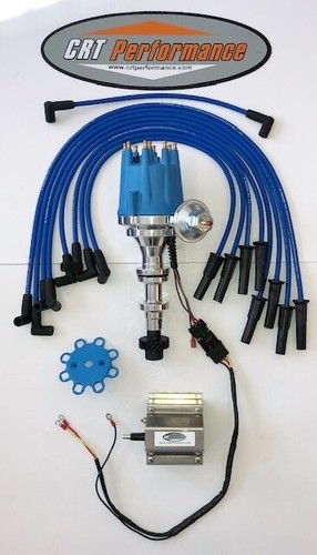 small cap CADILLAC 390 365 331 HEI Distributor + 60K COIL + BLUE USA ...
