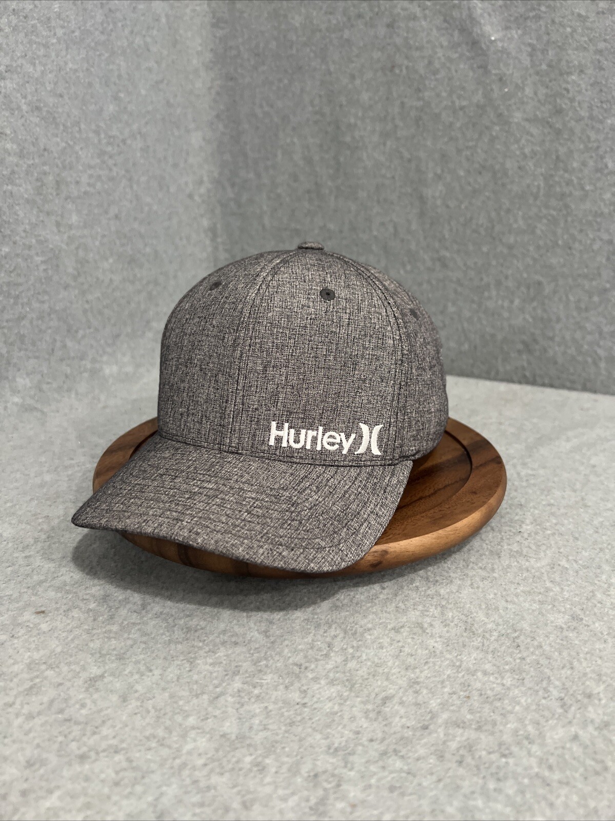 Hurley Gray Flex Fit Hat Baseball Cap L - XL Skater Golf Cap Yupoong | eBay