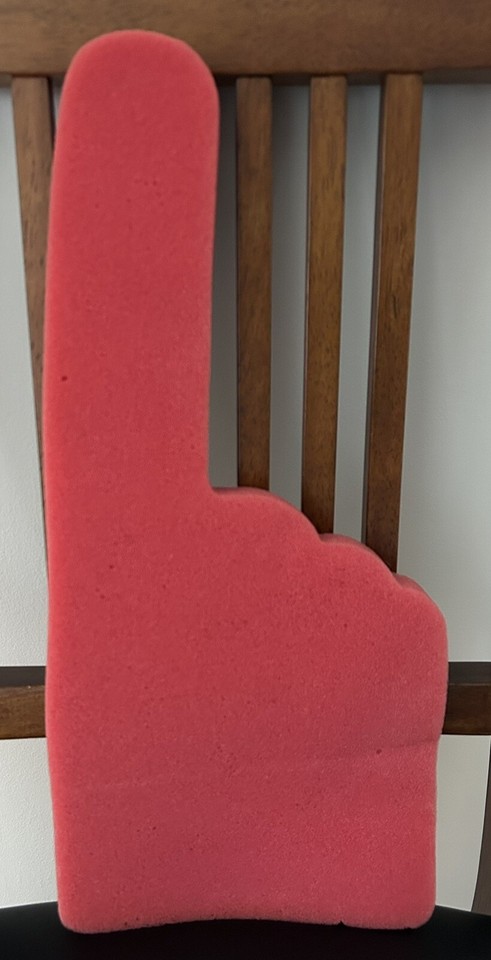 VERY RARE Victoria's Secret PINK Foam Finger #1 display prop | eBay