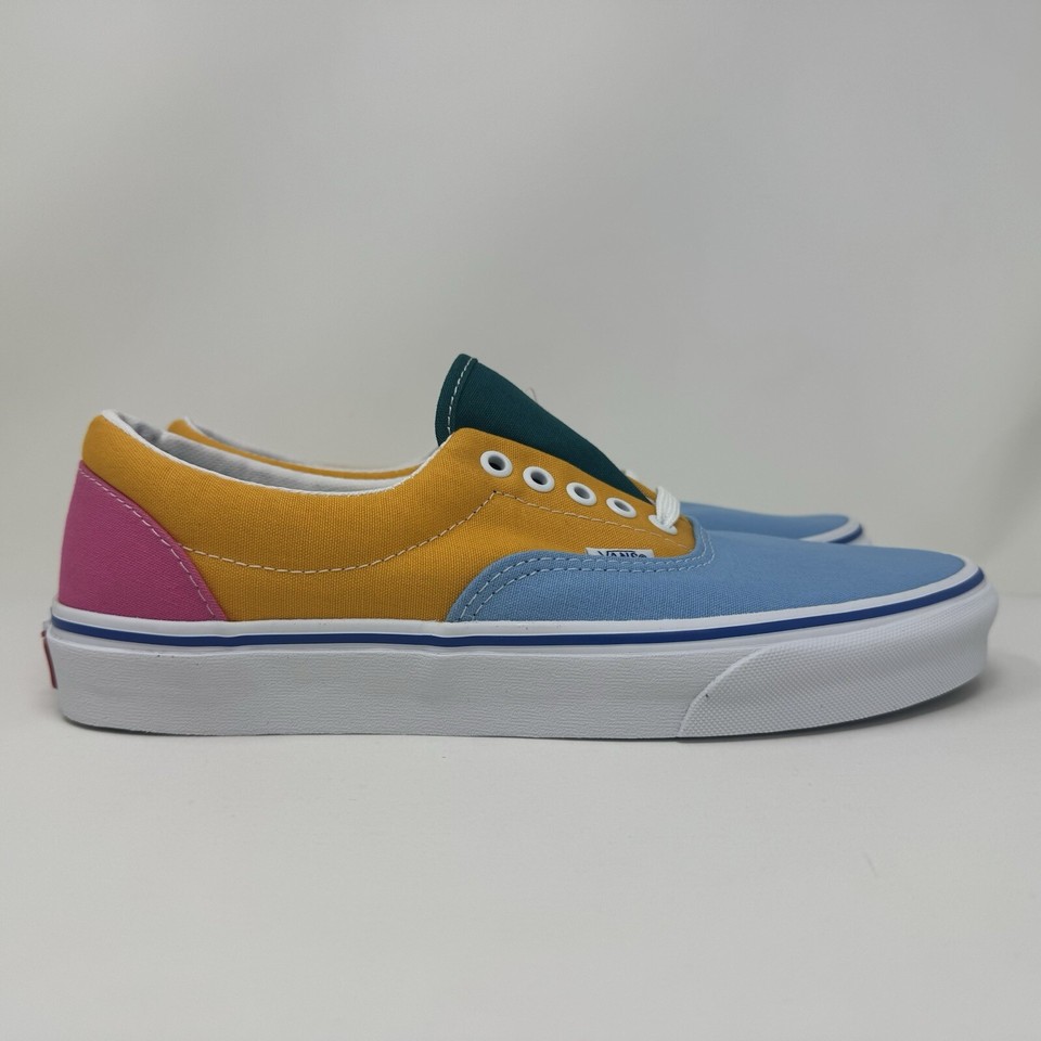 VANS Era Canvas Colorblock Bright Men's Size 9.5 Women's Size 11 ...