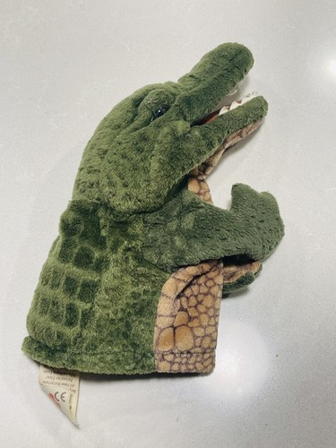 Folkmanis Crocodile Stage Hand Puppet Green Gator Alligator | eBay