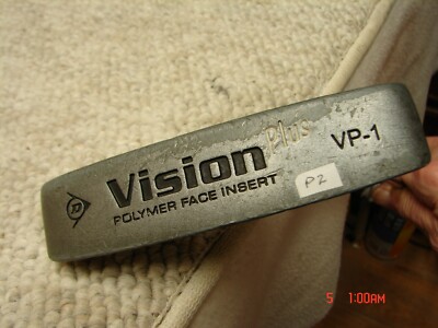 *Dunlop Vision Plus VP-1 Offset Putter w/Polymer Face Insert-Men's ...
