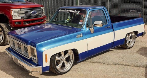 22" VN515 Torq Thrust Wheels Polished Suit 2wd Model Ford F100 22x9 5/ ...