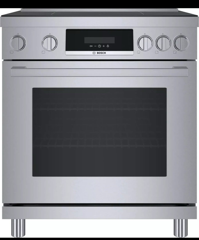 Bosch 800 Series HIS8055U 30" Freestanding Induction Electric Stainless ...