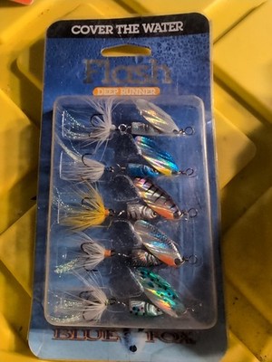 Blue Fox Sz. 1 Flash 1/8 Deep Runner: 5 Spinning Lures New w/package | eBay