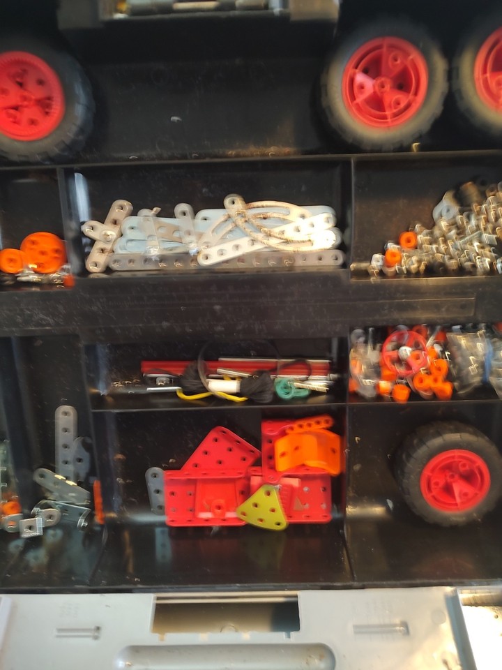 meccano box with many meccano pieces. | eBay UK