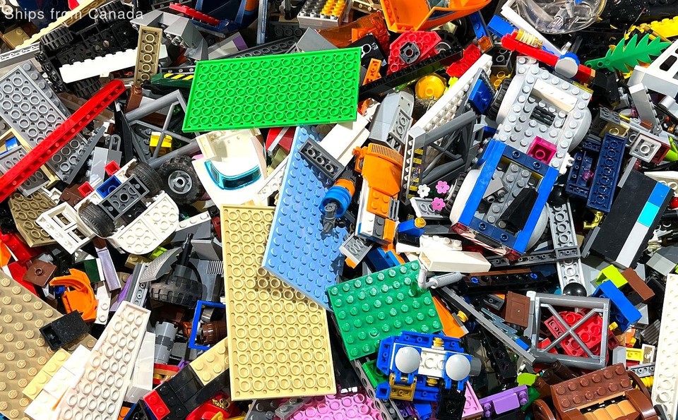 18 Lbs. of Unsorted Bulk LEGO and non-LEGO Bricks, Pieces, and Parts | eBay