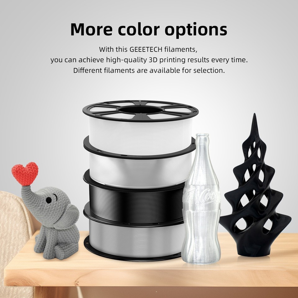 (BUY 6 GET 4 FREE,Add 10) Geeetech PETG/PLA/ASA/ABS+/TPU 3D Filament ...