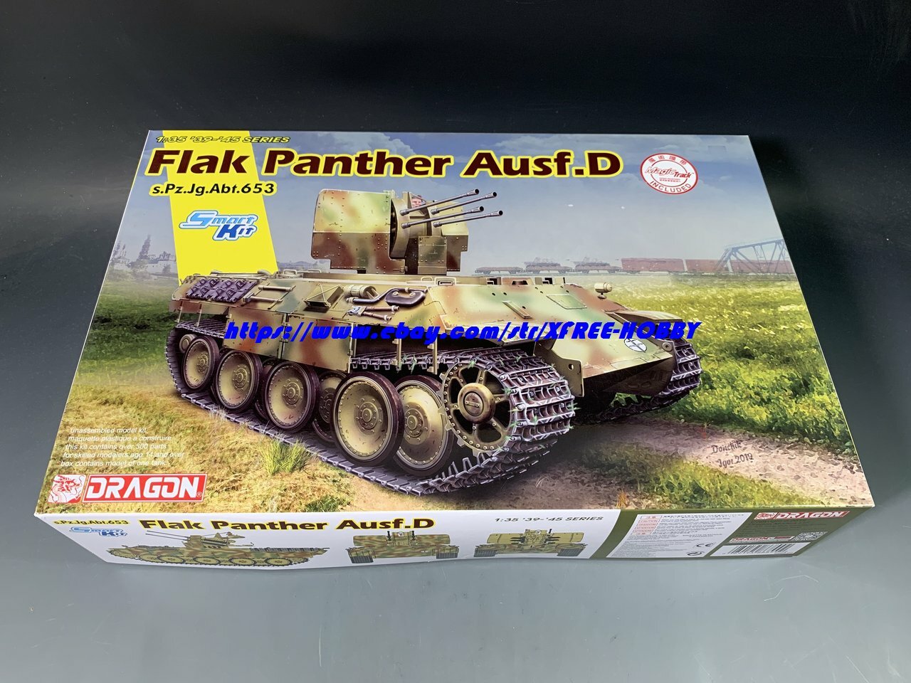 Dragon Models 1/35 Flak Panther Ausf.d Plastic Model Kit 6899 for sale ...