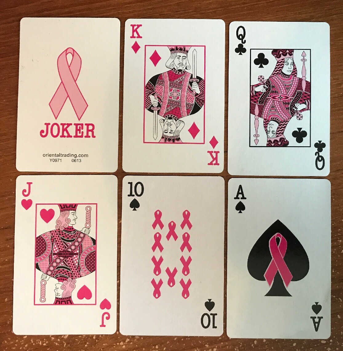 2 Decks Awareness Ribbon Playing Cards - Pink Ribbon, Purple Ribbon | eBay