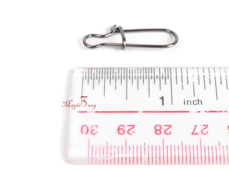 #1 #8 Duo-lock Swivels Snaps 100pcs Stainless Steel Fastlock Fishing ...