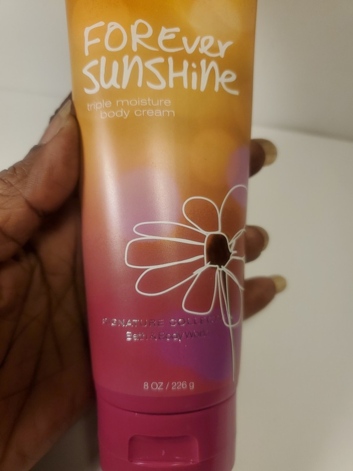 Bath & Body Works FOREVER SUNSHINE 8 oz Triple Moisture Body Cream ...