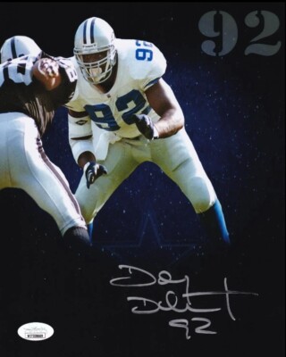 TONY TOLBERT Signed Dallas Cowboys 8x10 Spotlight Photo (JSA Witness ...