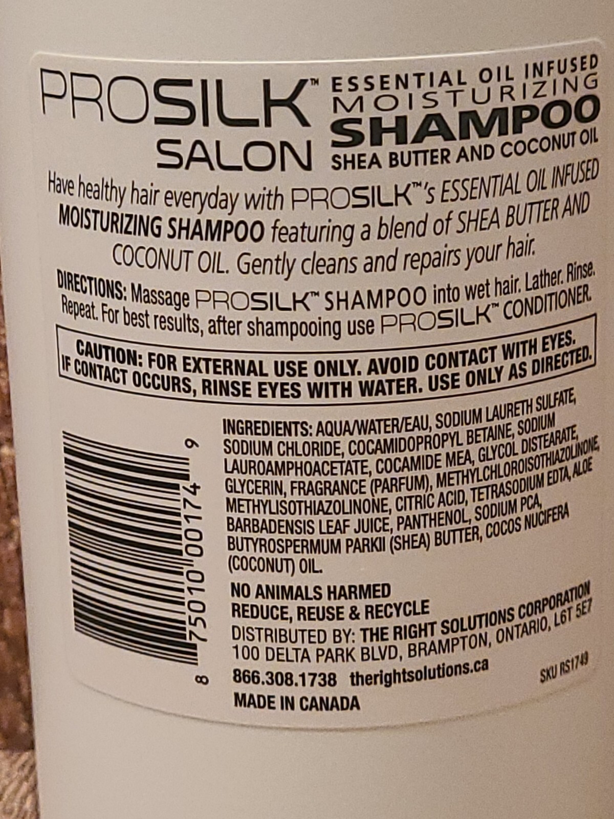 2X Pro Silk Salon Moisturizing Shampoo Shea Butter And Coconut Oil 32 ...