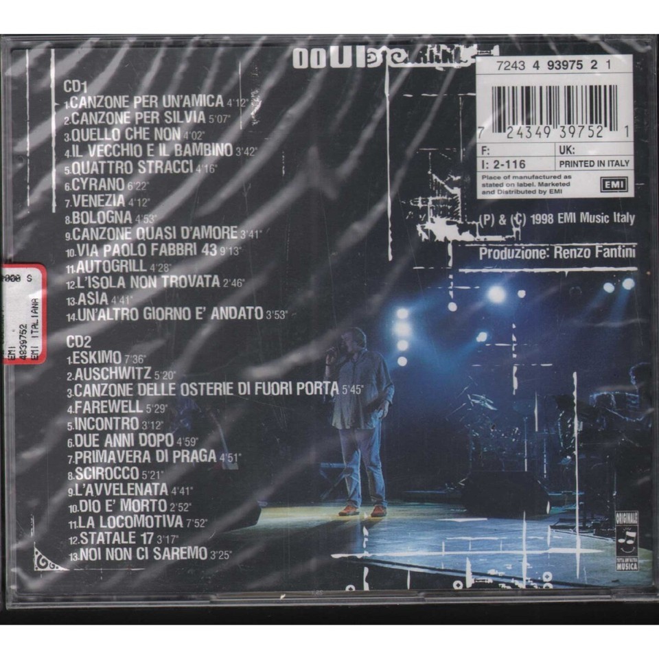 Francesco Guccini CD Guccini Live Collection EMI – 4939752 Sealed | eBay