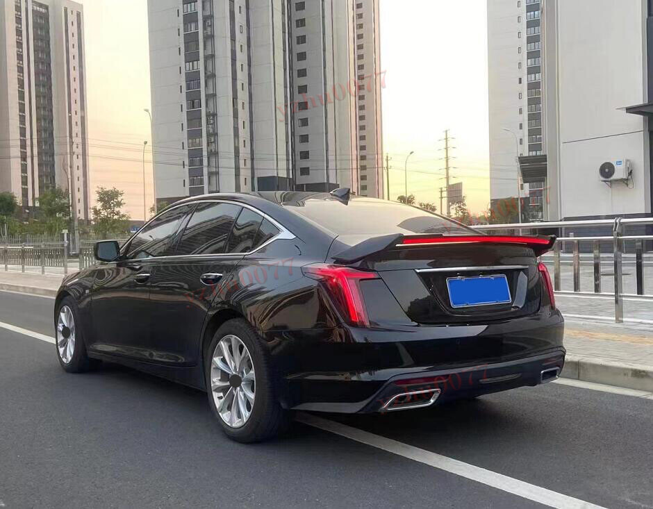 2020-2022 For Cadillac CT5 Glossy Black Rear Trunk Spoiler Wing w/ LED ...